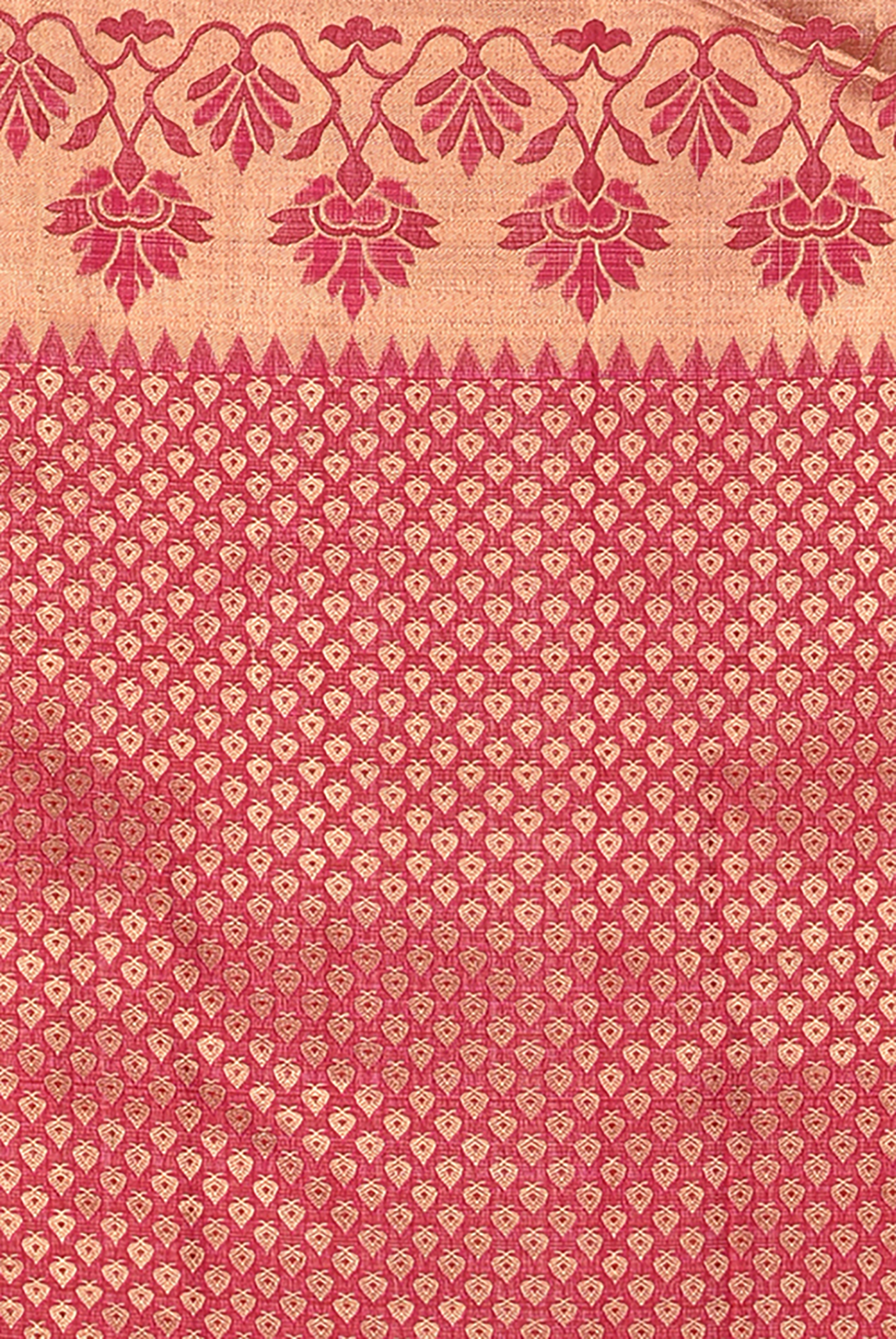 Yellow kancheevaram sari by Weaves Of India | The Secret Label