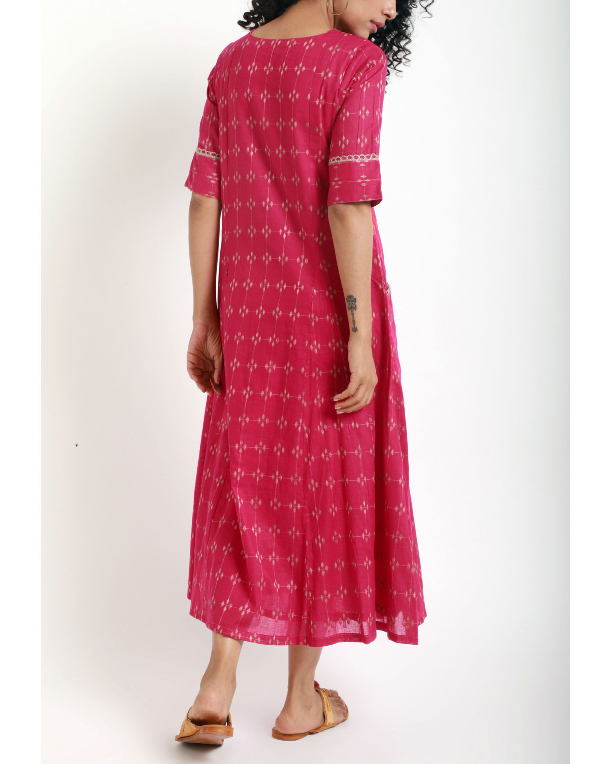 Pink Jute Dress by trueBrowns | The Secret Label